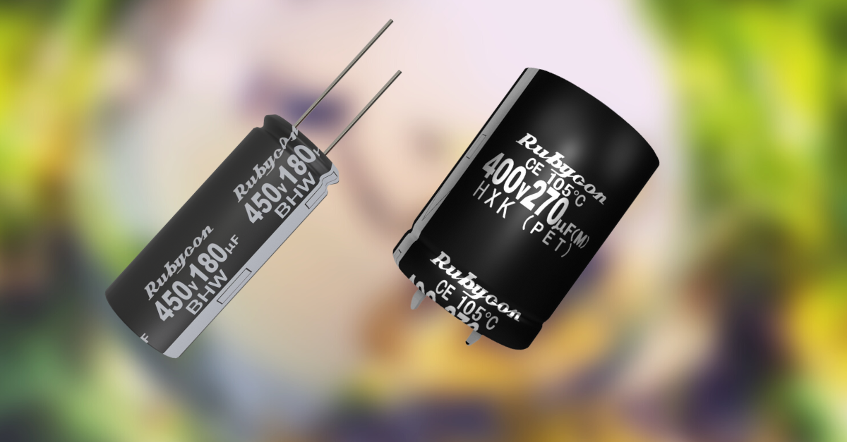 RUBYCON: Three new Developments for E-Caps | CODICO.com