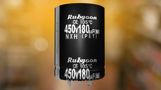 Six New Snap-in E-Cap Series from RUBYCON | CODICO.com